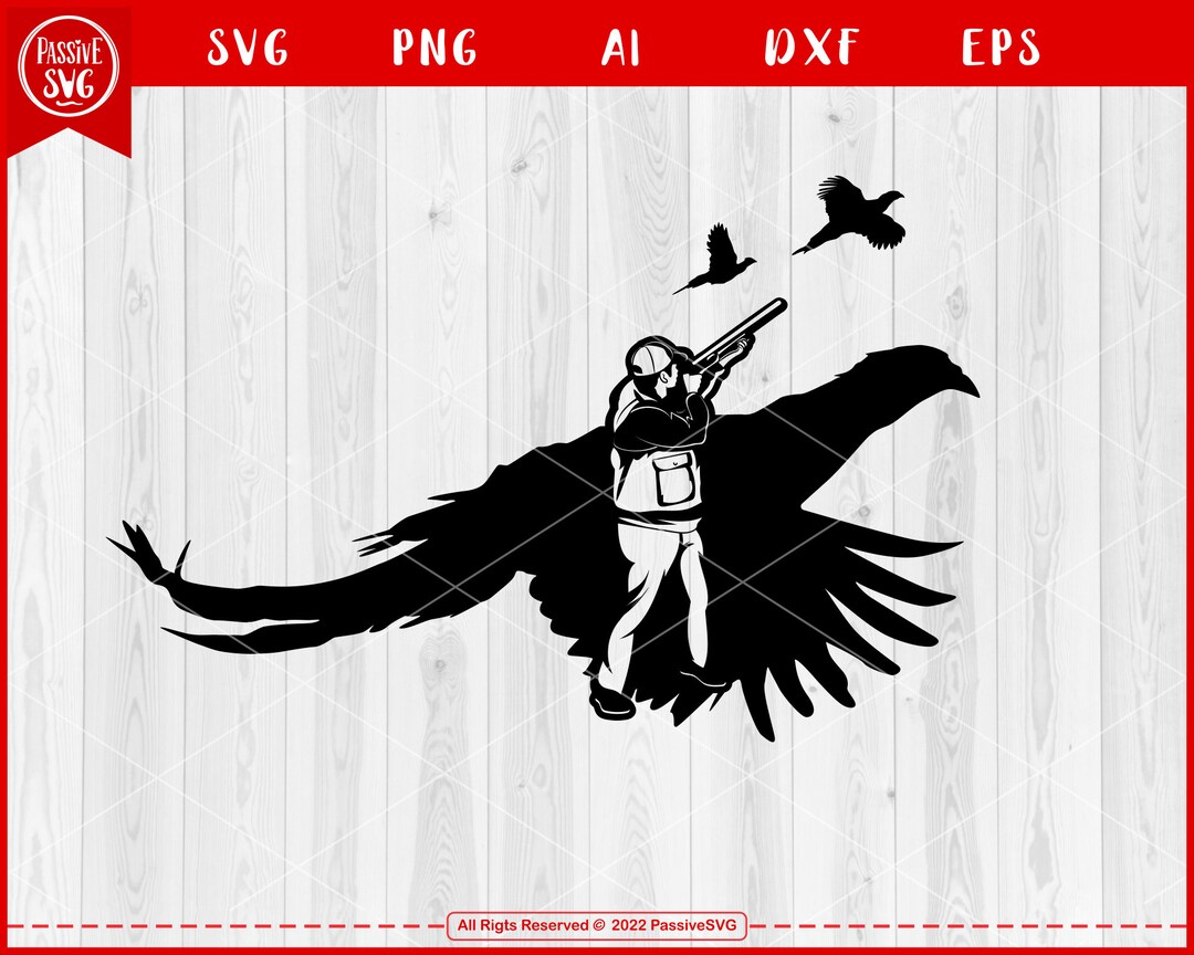 01 Pheasant Svg File, Hunting Svg, Hunting Clipart, Bird Hunting Svg ...