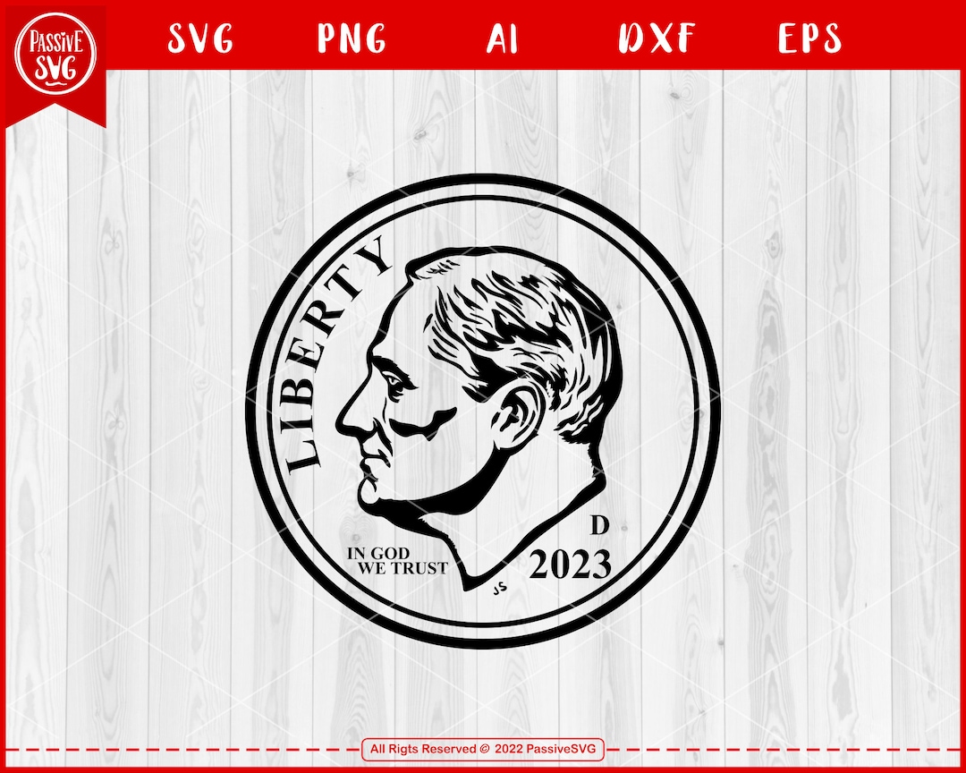 Dime Coins Svg Money Svg Treasure Svg Currency Svg Coin - Etsy
