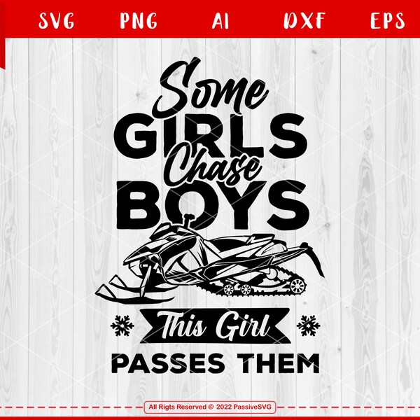 Girl Snowmobile Svg - Etsy