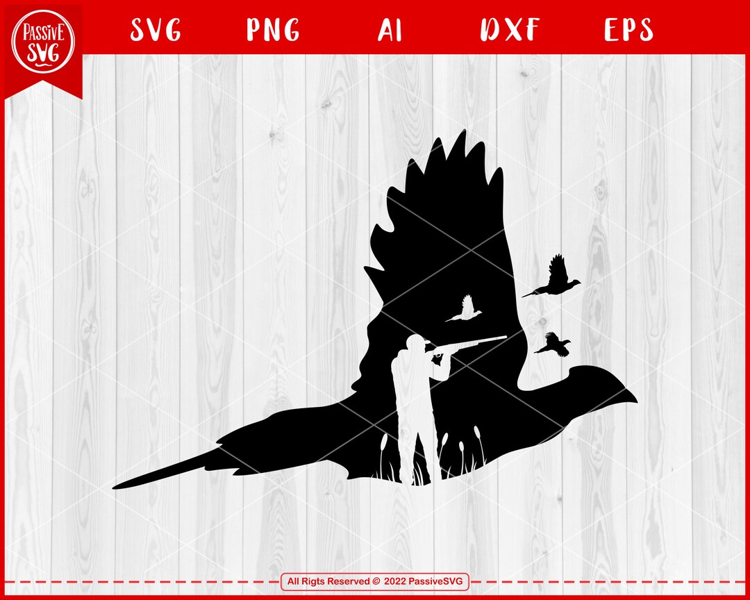 Cool Hunter Pheasant Svg File, Hunting Svg, Hunting Clipart, Bird ...