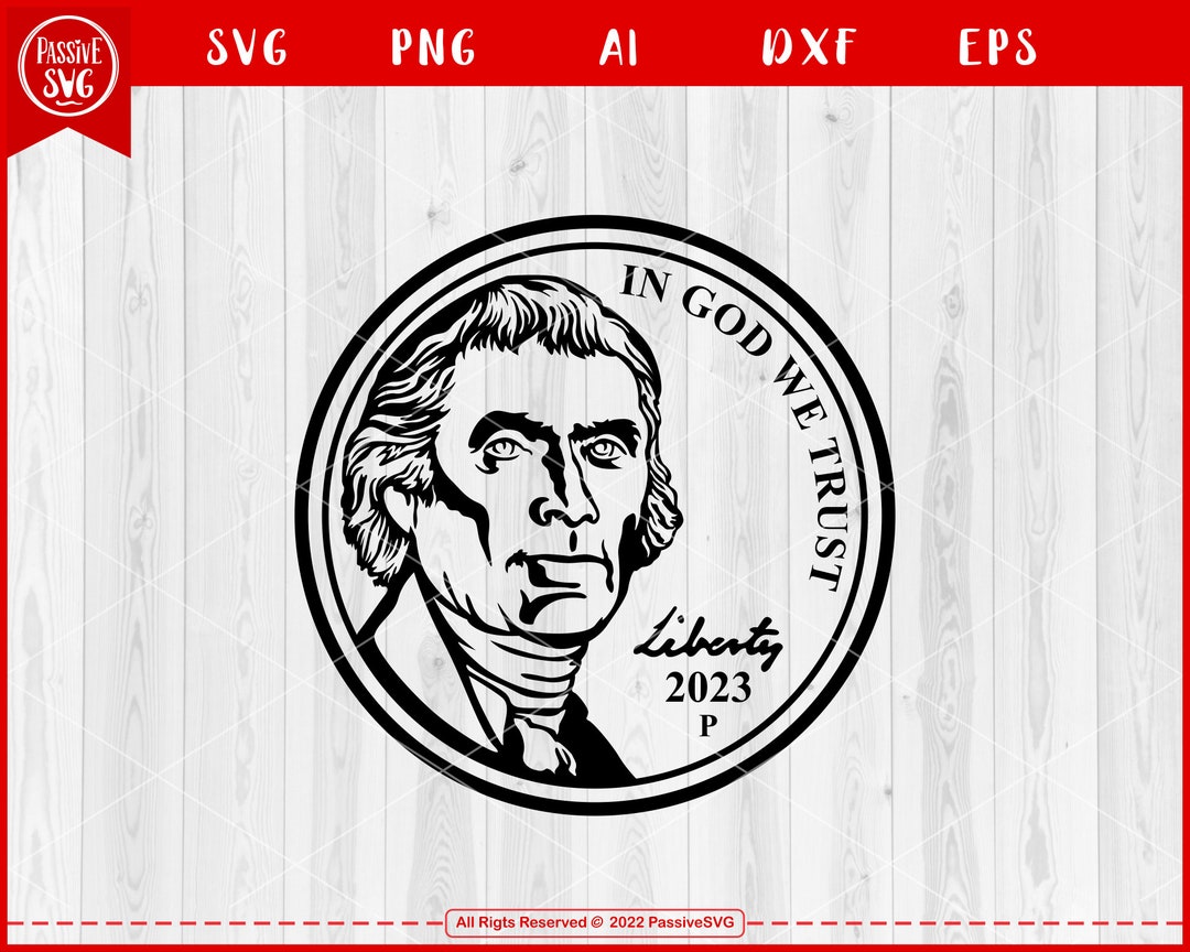 Nickel Coins Svg, Money Svg, Treasure Svg, Currency Svg, Coin PNG ...