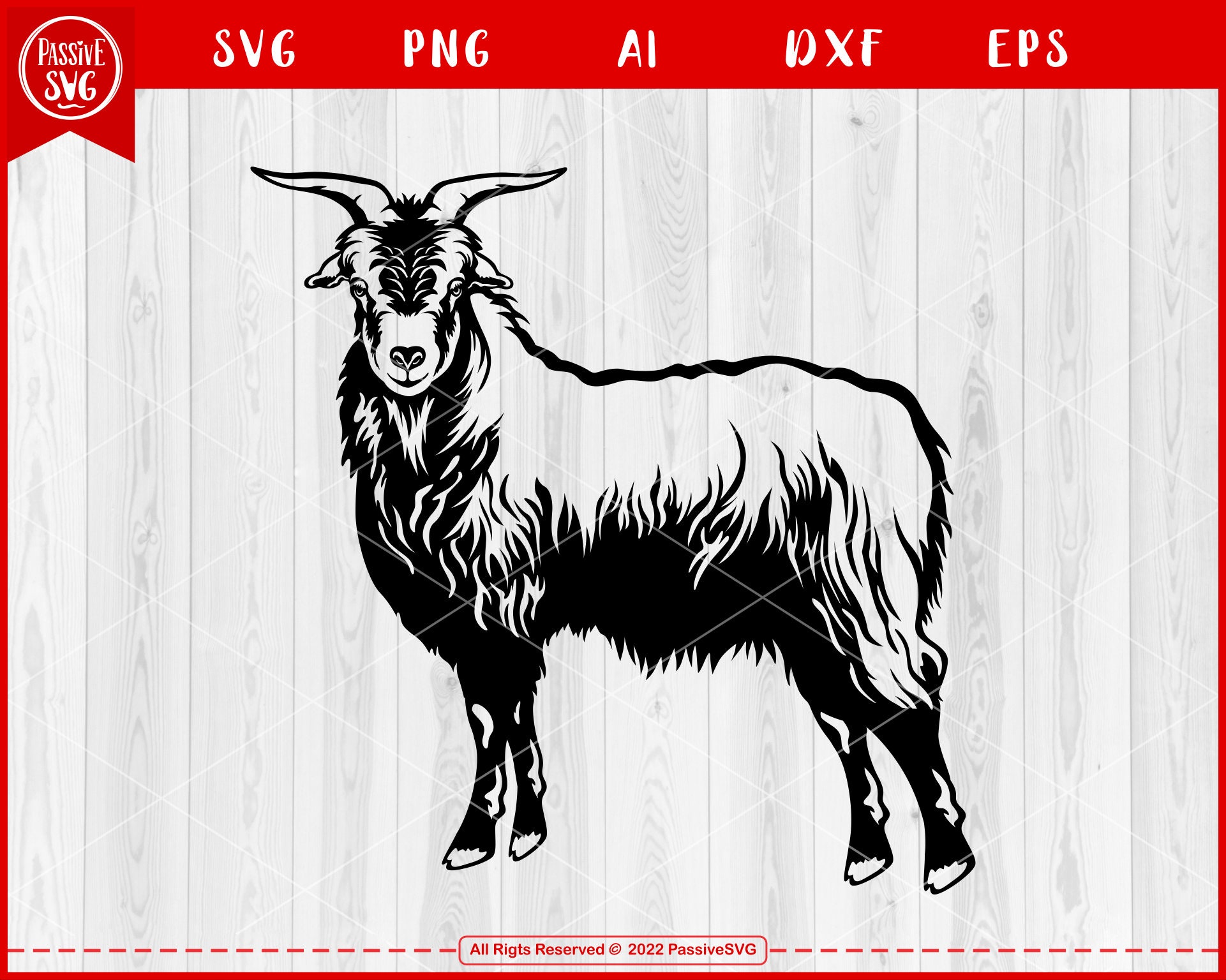 Goat Svg Files 03, Goat Clipart, Goat Png, Farm Animal Svg, Goat Head ...