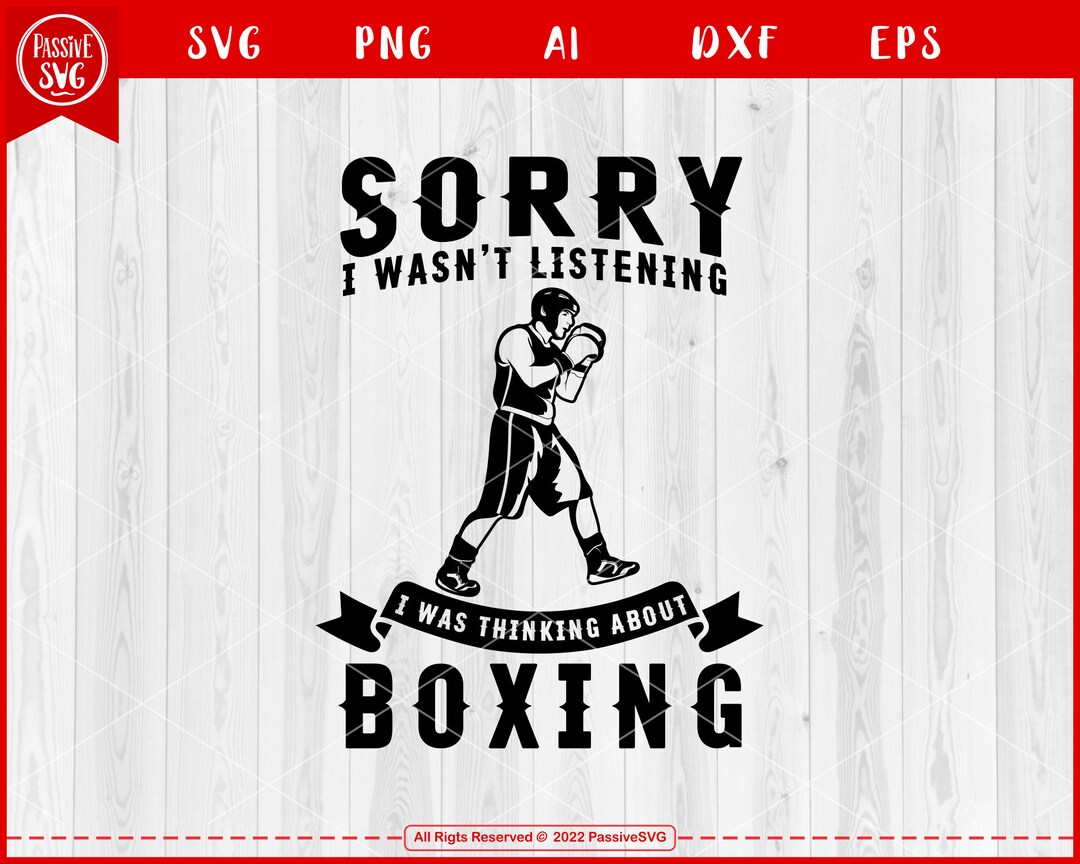 Thinking About Boxing Svg, Boxer Svg, Boxing Clipart, Boxing Silhouette ...