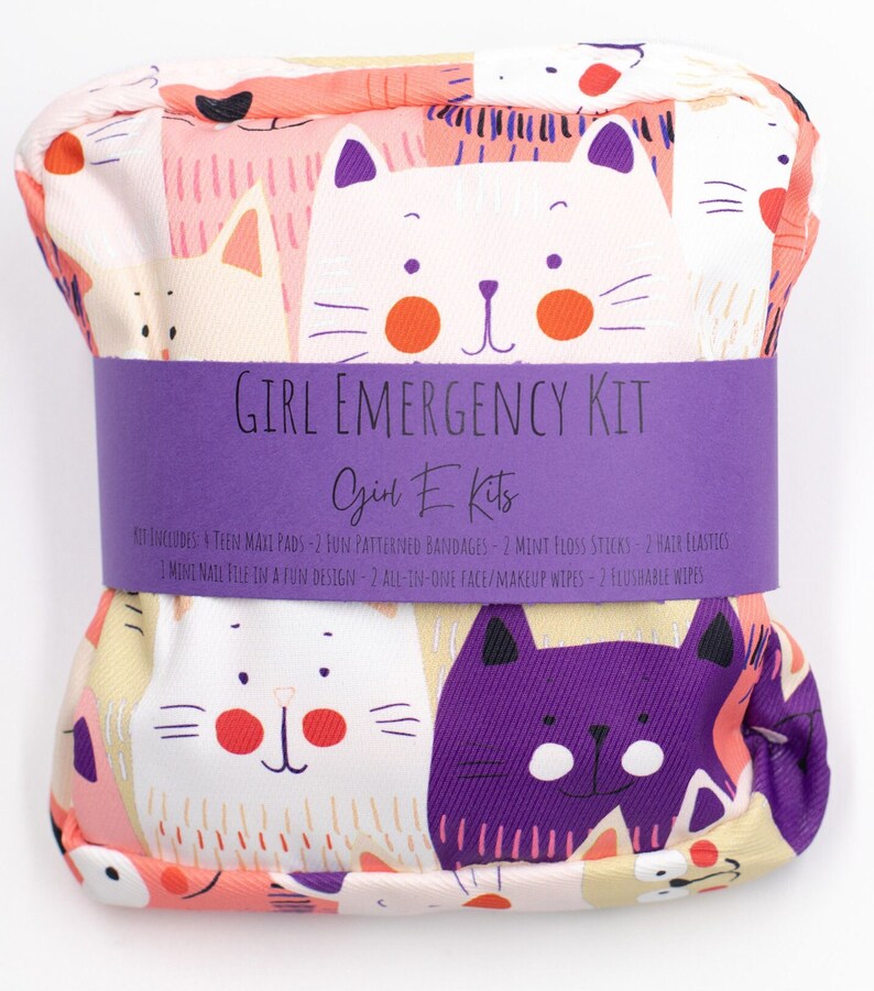 First Period Kit for Girls 8 to 14 Girl Emergency Kit Period Kits Girl ...