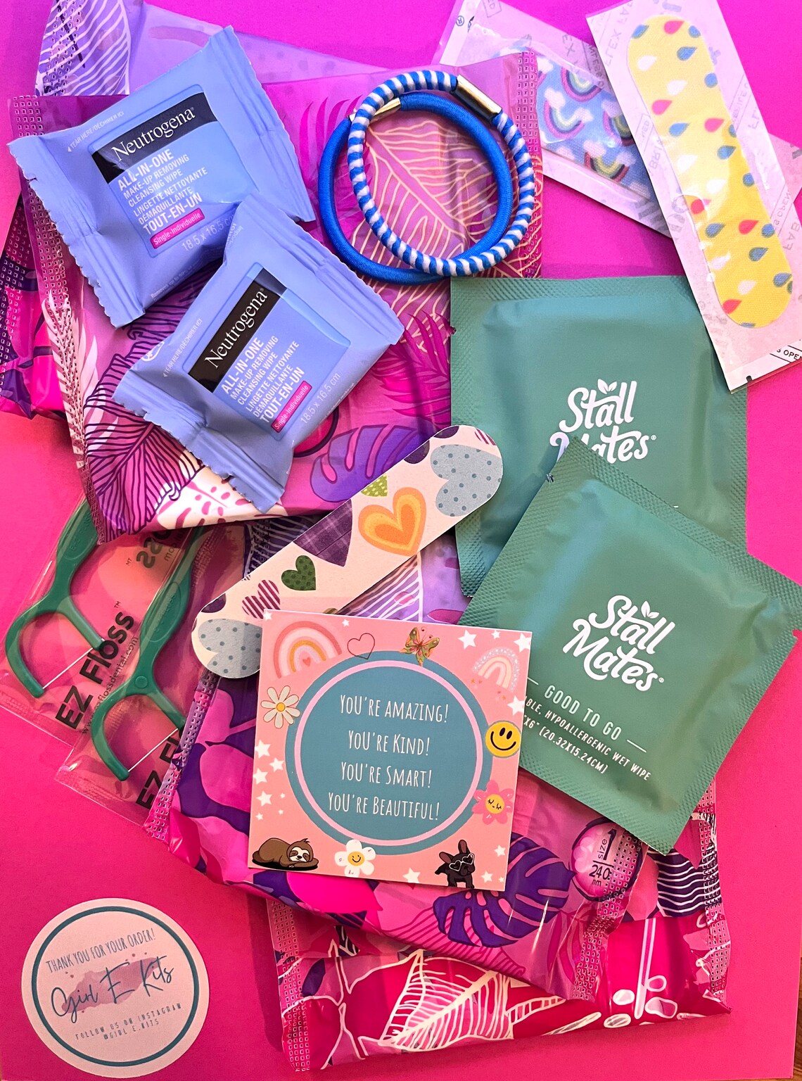 First Period Kit for Girls 8 to 14 Girl Emergency Kit Period Kits Girl ...