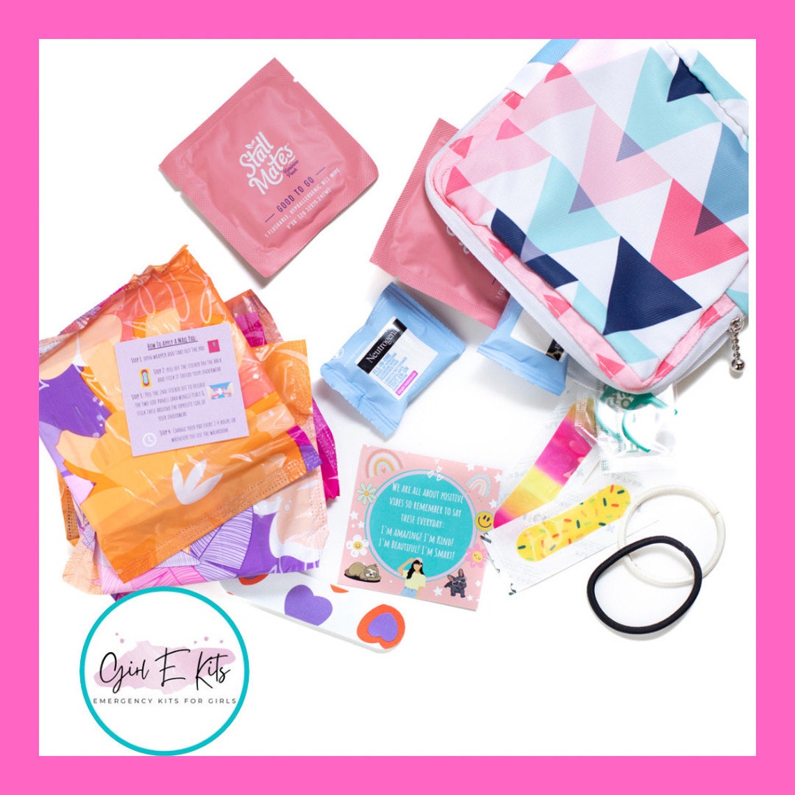 First Period Kit for Girls 8 to 14 Girl Emergency Kit Period Kits Girl ...