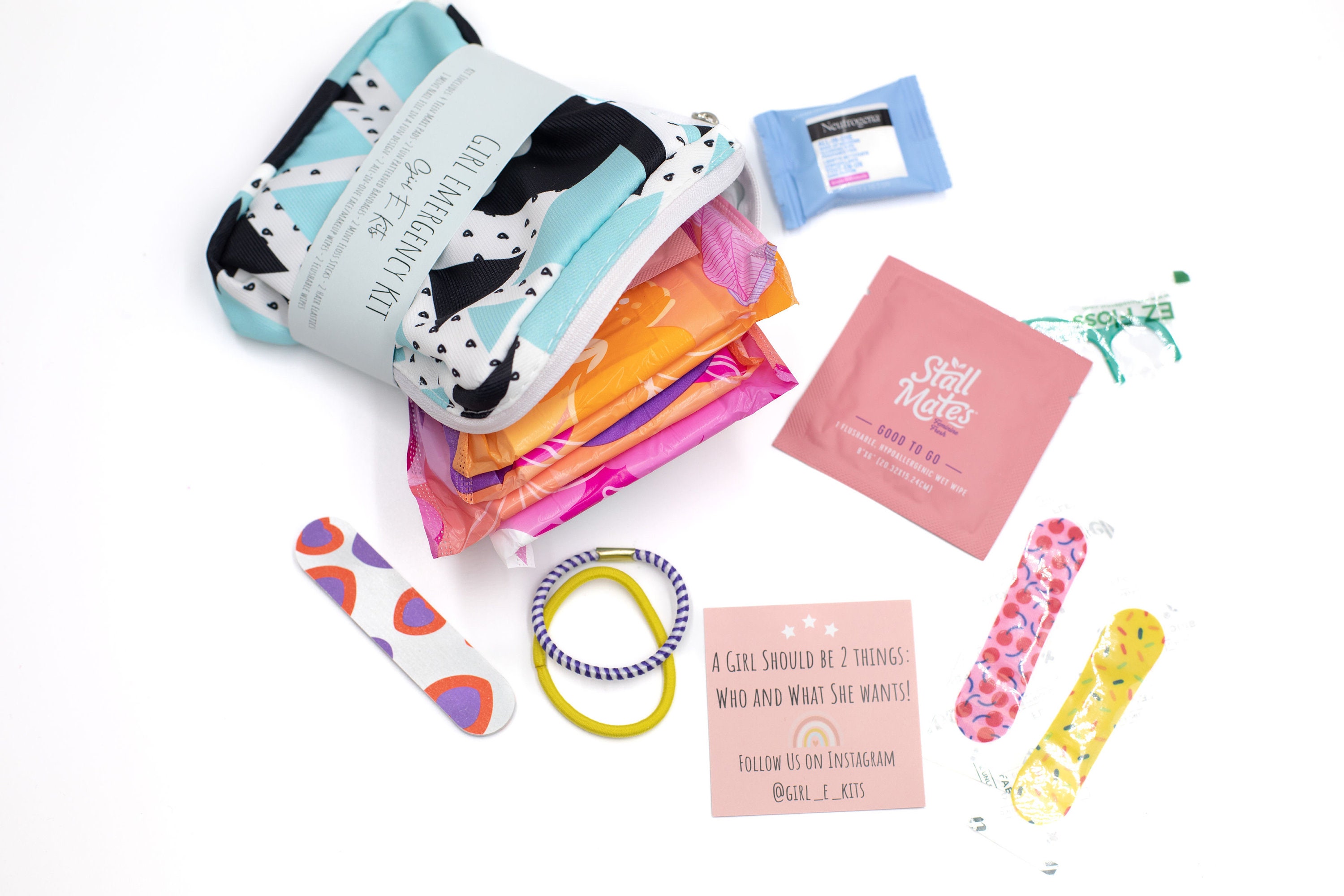 First Period Kit for Girls Tween/teen Emergency Kit Menstrual Kit Girl ...