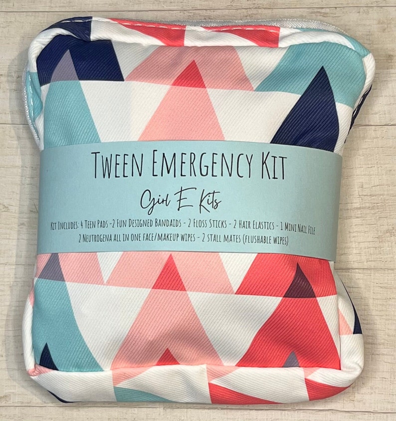 First Period Kit For Girls Tween Teen Emergency Kit Etsy