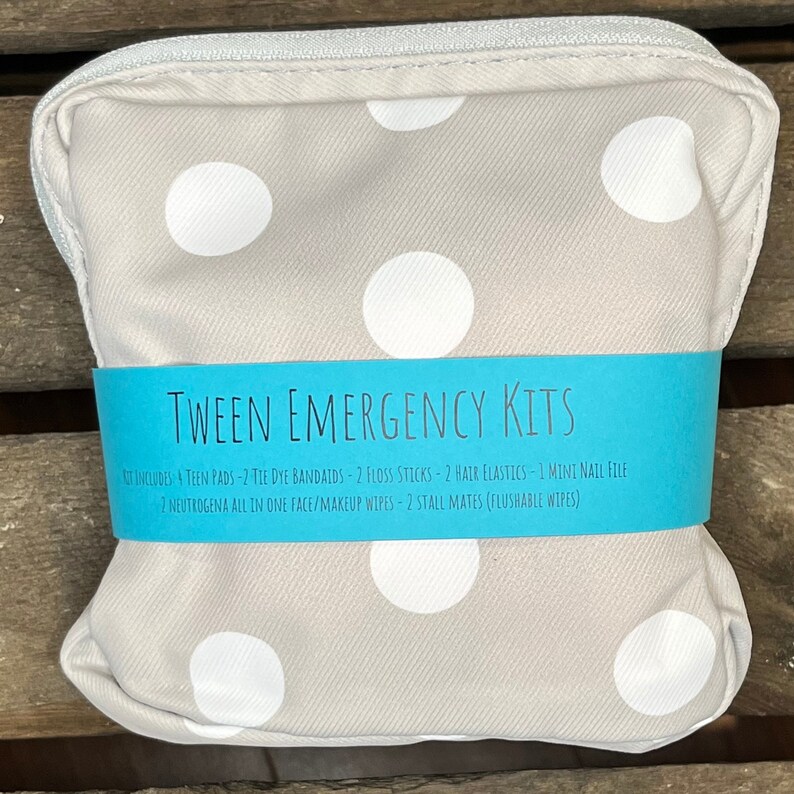First Period Kit For Girls Tween Teen Emergency Kit Etsy
