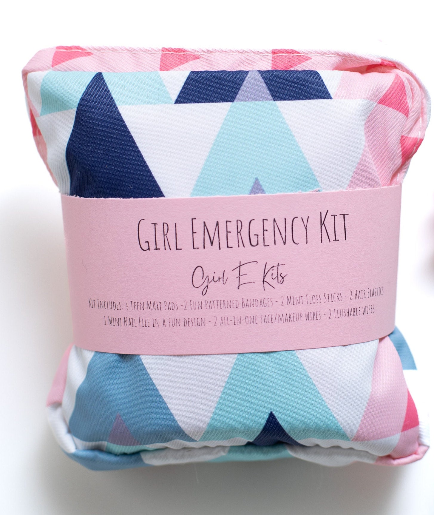 First Period Kits for Girls | Girl Emergency Kits (pink Triangle) - Etsy