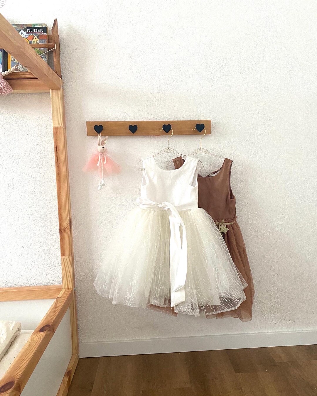 Children's Wardrobe Wooden / Coat Rack Children's Room / Children's ...