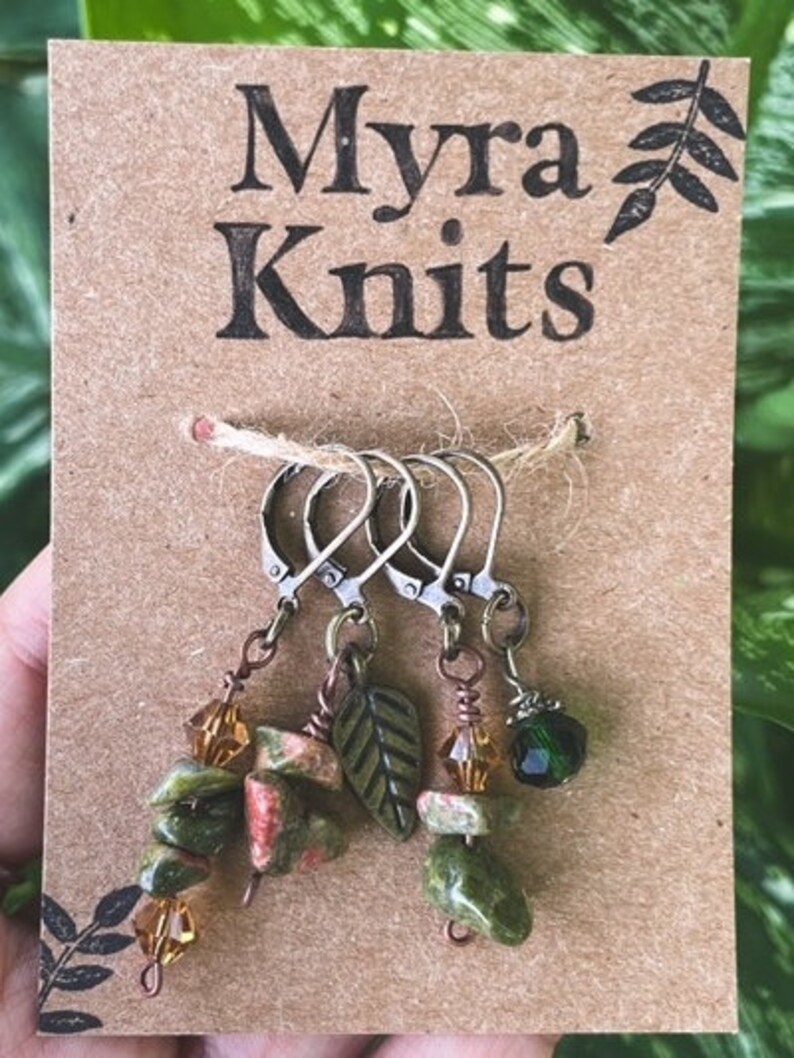 Stitch Markers With Beads - Etsy