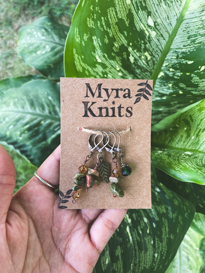 Stitch Markers With Beads - Etsy