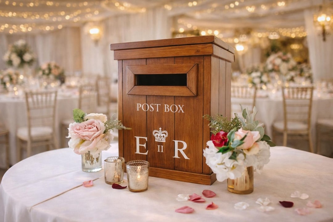 Rustic Wooden Wedding Card Post Box | Solid Wood, Handmade - Etsy UK