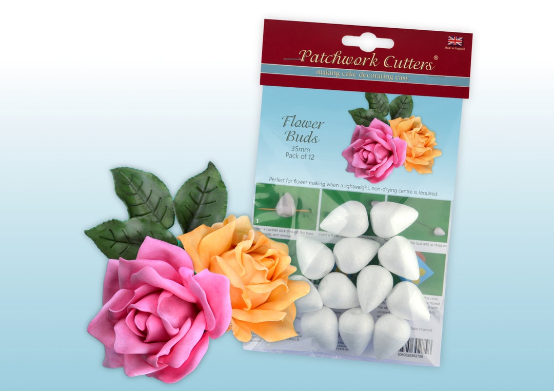 Polystyrene Flower Buds for Craft Flowers 35mm 12 Pack - Etsy