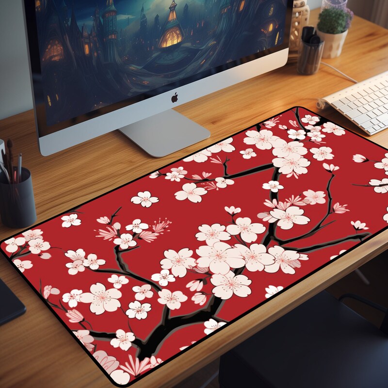 Cherry Blossom Mouse Pads - Etsy