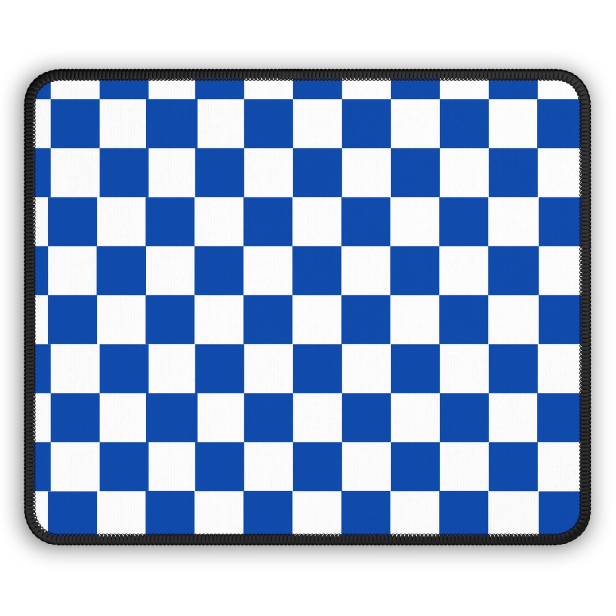 Blue and White Checkered Mousepad, Cute Accessories, Aesthetic Deskmat ...