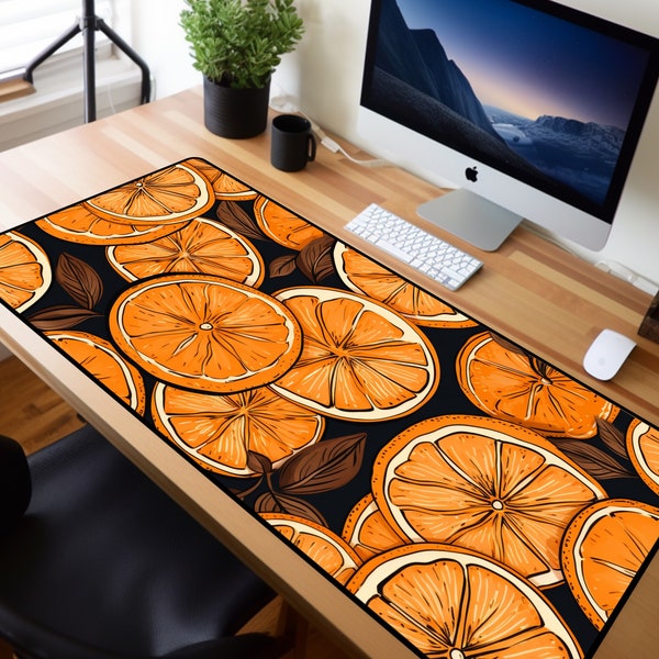 Orange Desk - Etsy