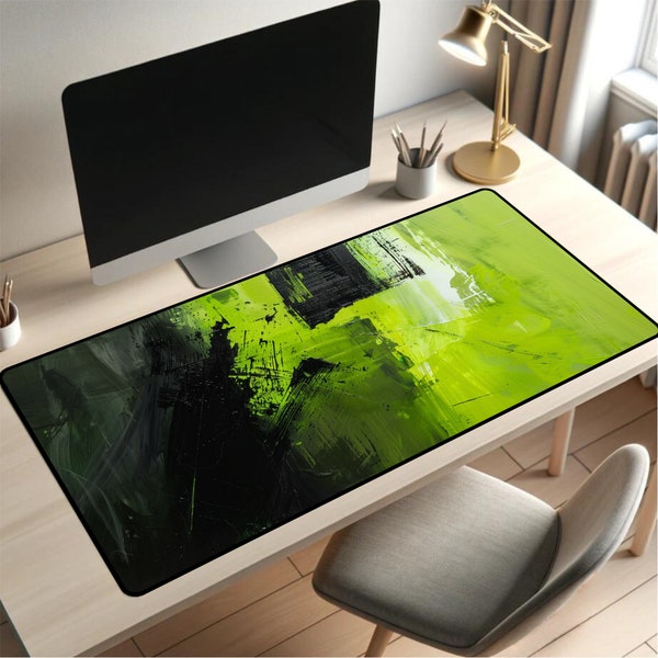 Green Desk Mat - Etsy