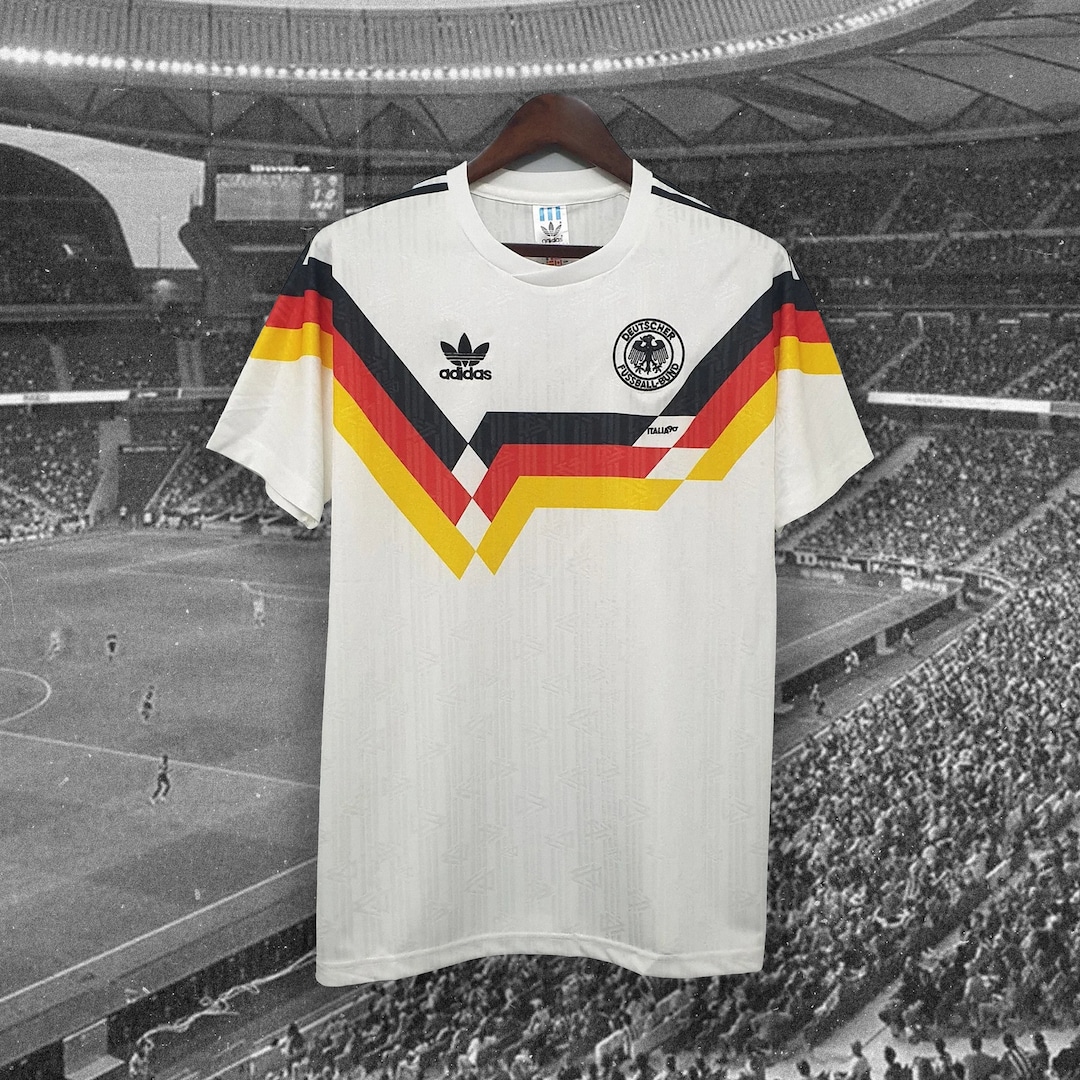 1990 Replica Vintage Retro Germany Home Football/soccer Jersey ...