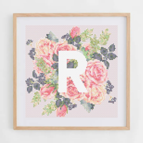 Cross Stitch Letters - Etsy