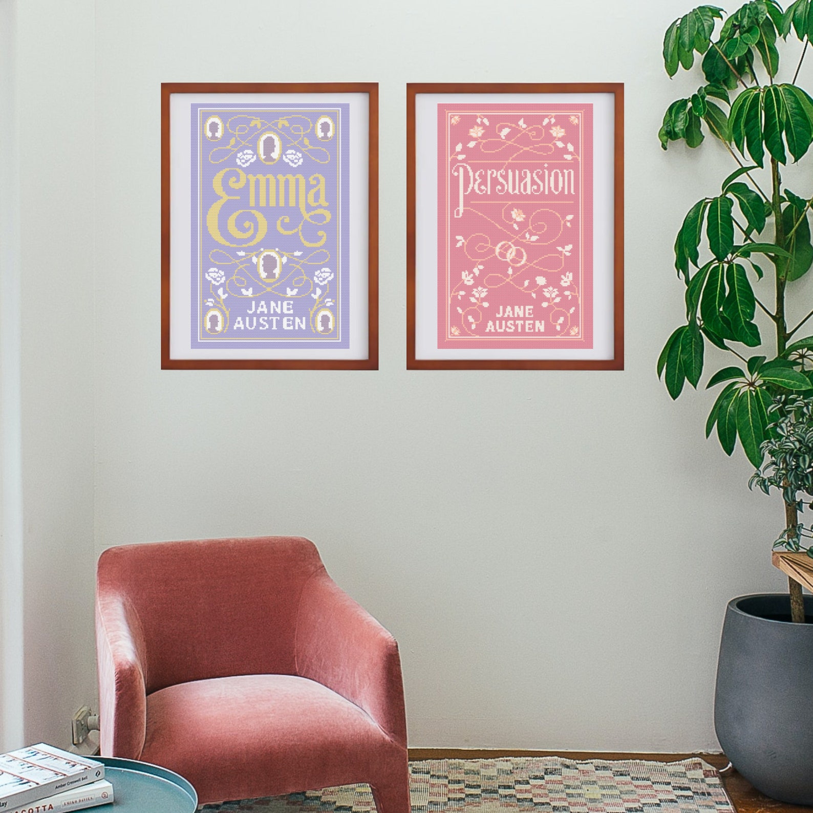 Book Cross Stitch Pattern: Emma by Jane Austen Cross Stitch - Etsy