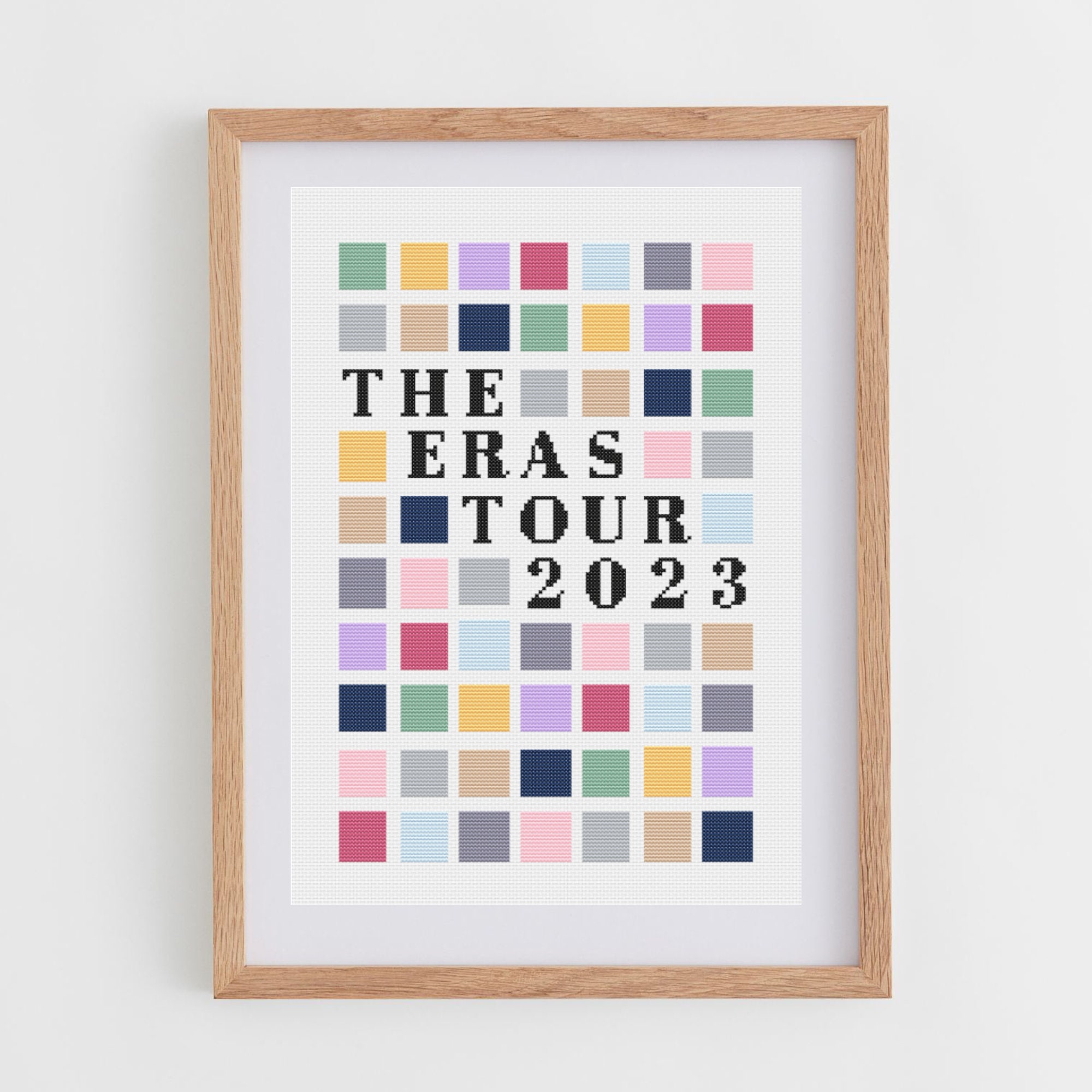 The Eras Tour Cross Stitch Patterns X3 Cross Stitch Charts With the ...