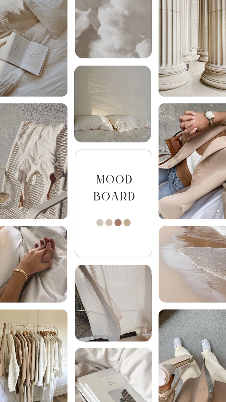 Mood & Vision Board Collage Templates, Insta Story Canva Template ...