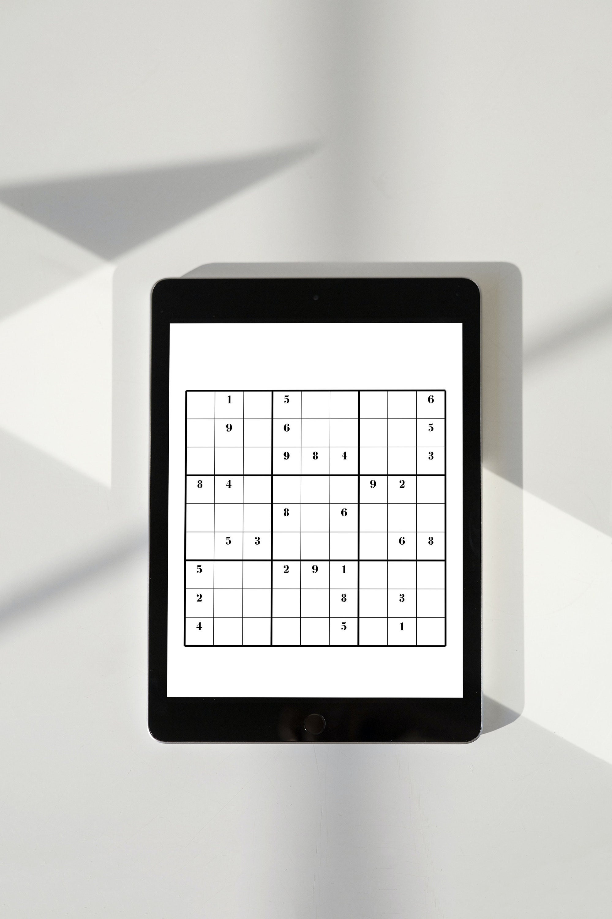 25 Easy Sudoku Printable or for Your Tablet, Ipad, Remarkable Games for ...
