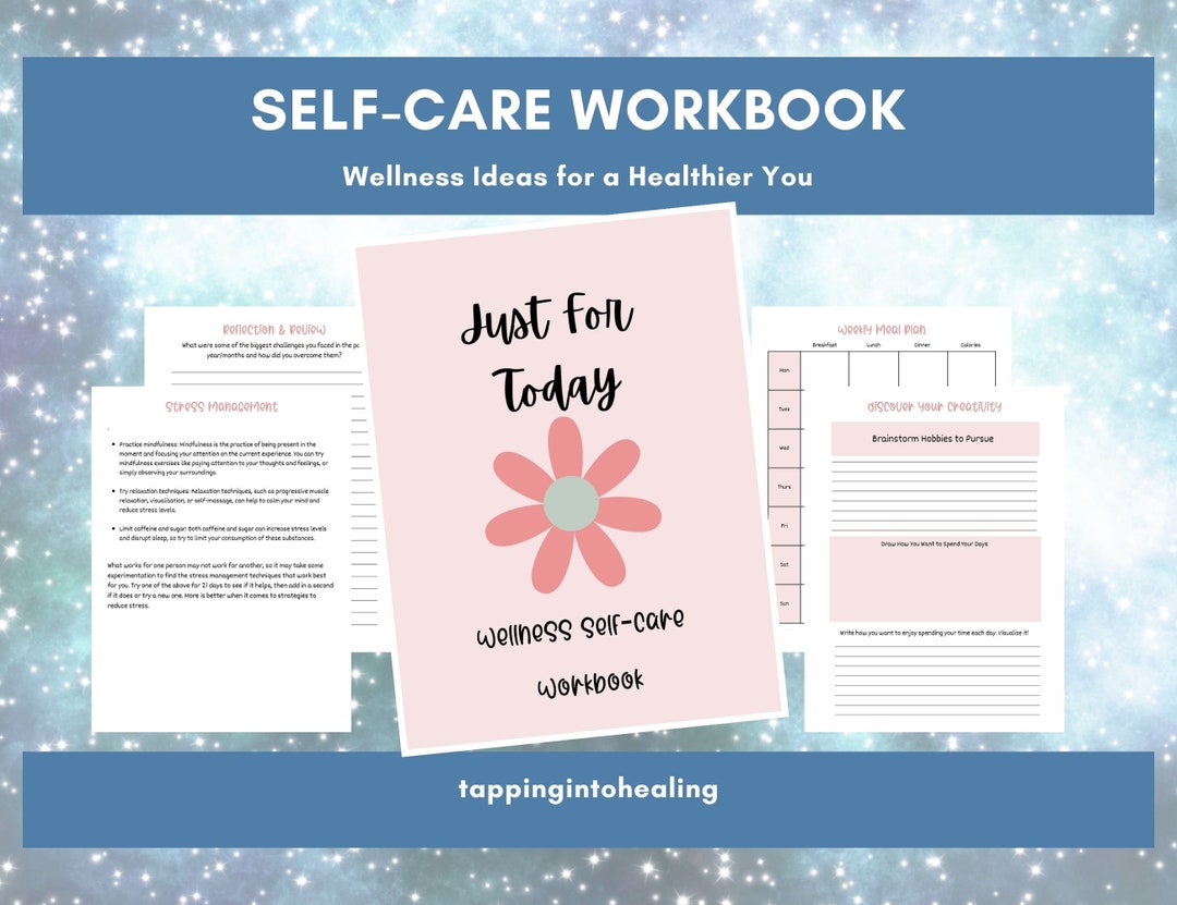 Self Care Workbook I Healthy Living Ideas I Wellness and Self-care I ...
