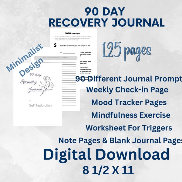 Recovery Journal - Etsy