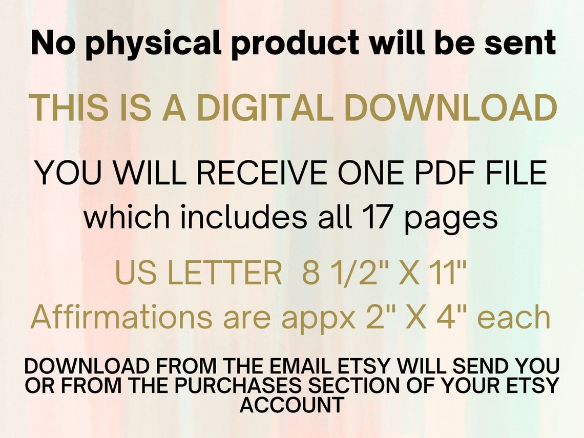 Gambling Addiction Affirmation Cards I Recovery Worksheets and ...