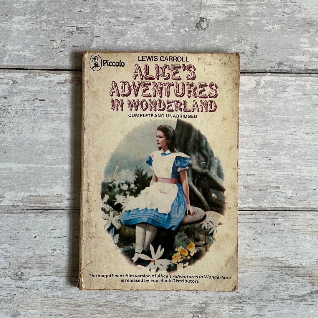 Alices Adventures in Wonderland Lewis Carol Piccolo Books - Etsy