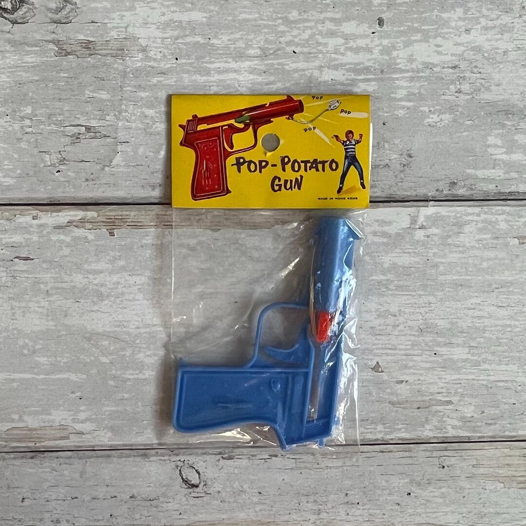 Rare Early 1960s Blue Toy Pop Potato Gun - Etsy