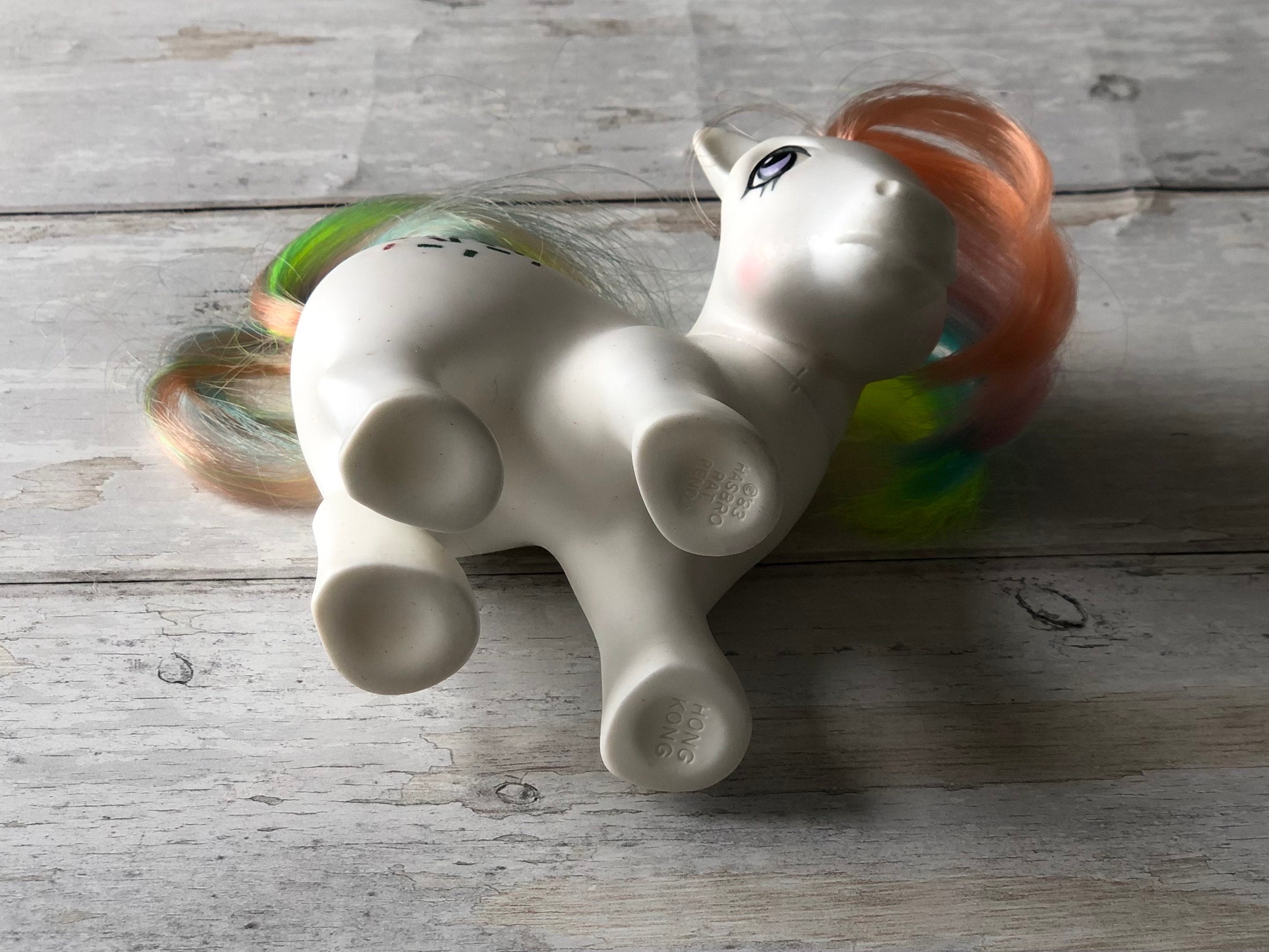 My Little Pony 1983 Confetti Rainbow Wedding Pony - Etsy