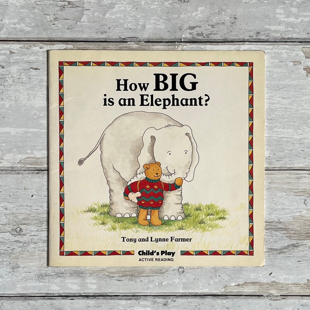 How Big is an Elephant Tony and Lynne Farmer 1991 - Etsy
