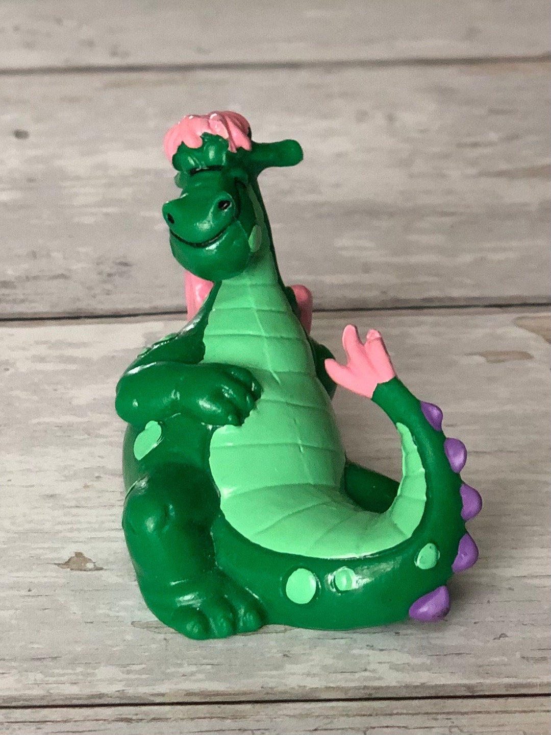 Rare Disney Elliot Pete's Dragon (sitting), PVC Figurine, Toy ...