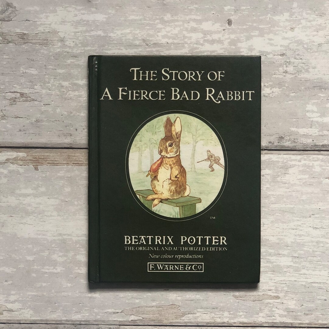 Beatrix Potter the Story of A Fierce Bad Rabbit 1995 - Etsy