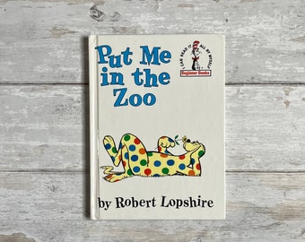 Dr. Seuss "put Me in the Zoo" A Book If Colors by Robert Lopshire, 1988 ...