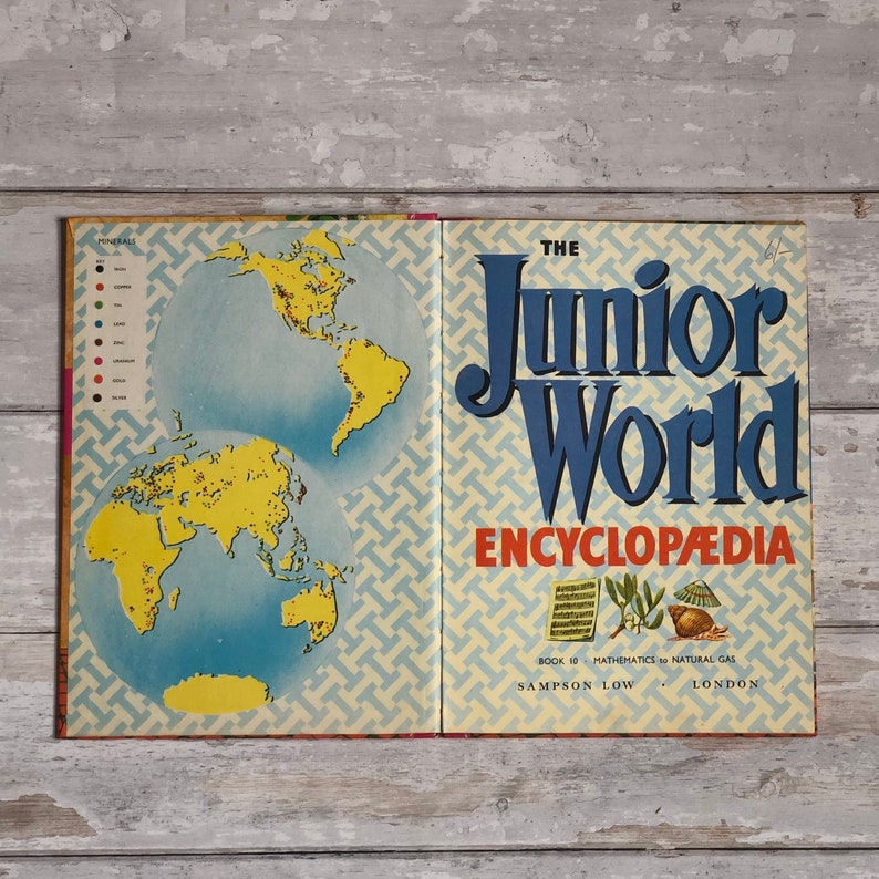 The Junior World Encyclopaedia Book 10 Mathematics to - Etsy Australia