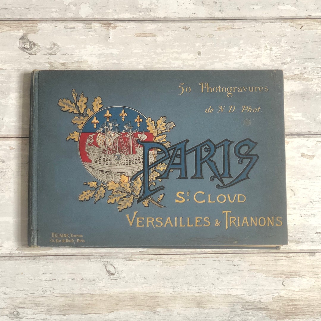 Paris St Cloud Versailles & Trianons 50 Photographs Book - Etsy