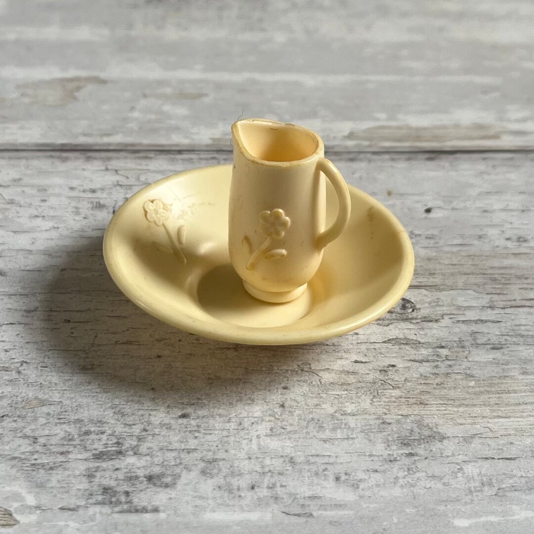 Sindy Doll 1980s Vanity Set - Pitcher and Bowl - Etsy