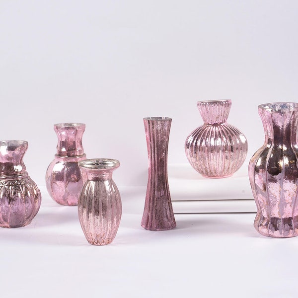 Mercury Glass Vase - Etsy