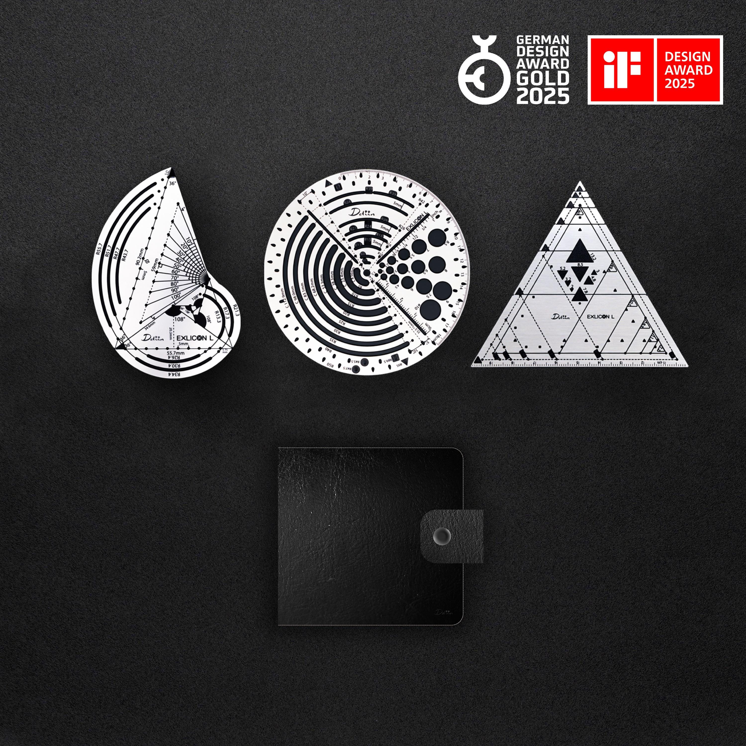 Exlicon L- Precision Golden Ratio Tools for Art and Geometry Suit in ...