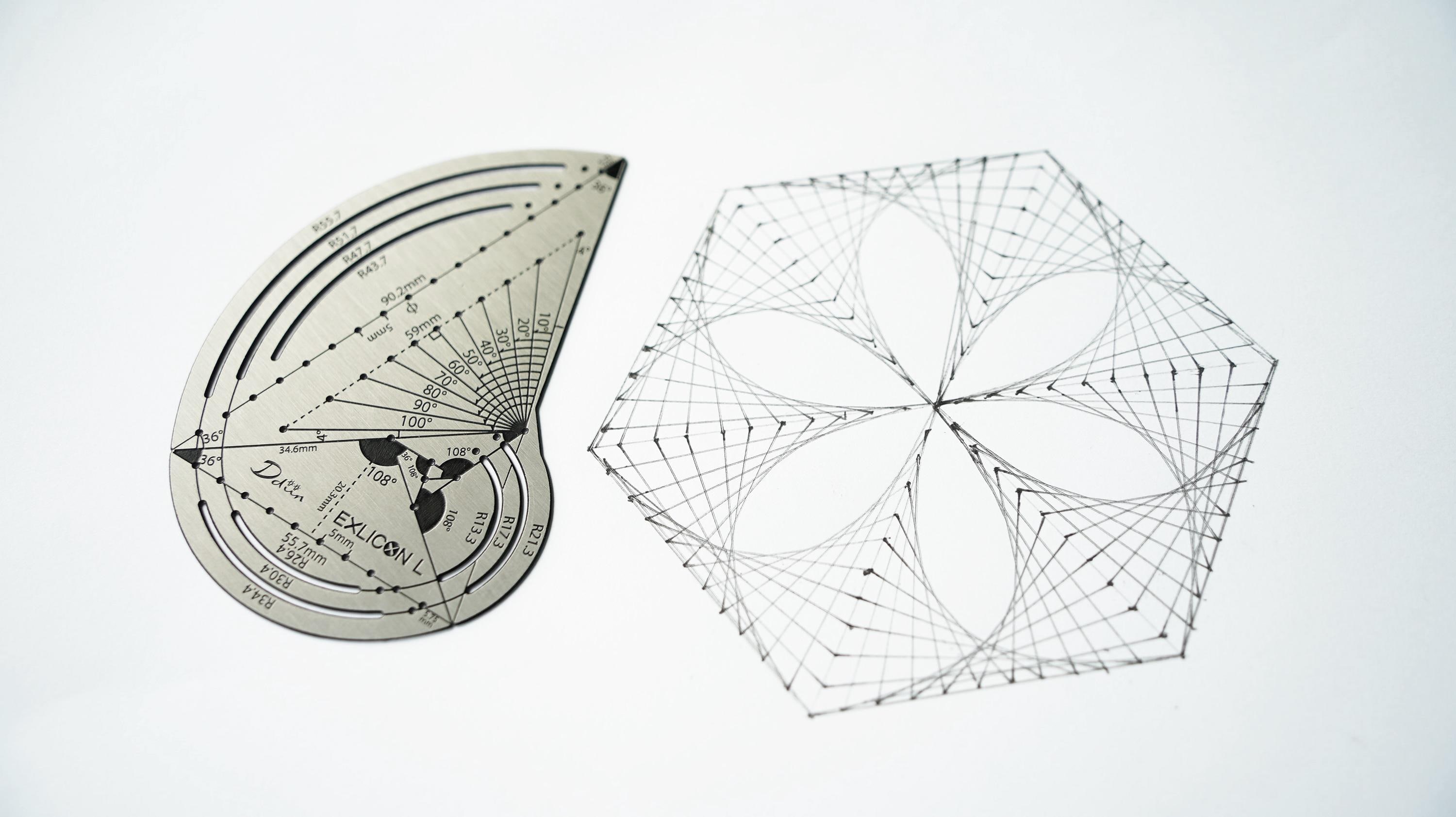 Exlicon L- Precision Golden Ratio Tools for Art and Geometry Suit in ...