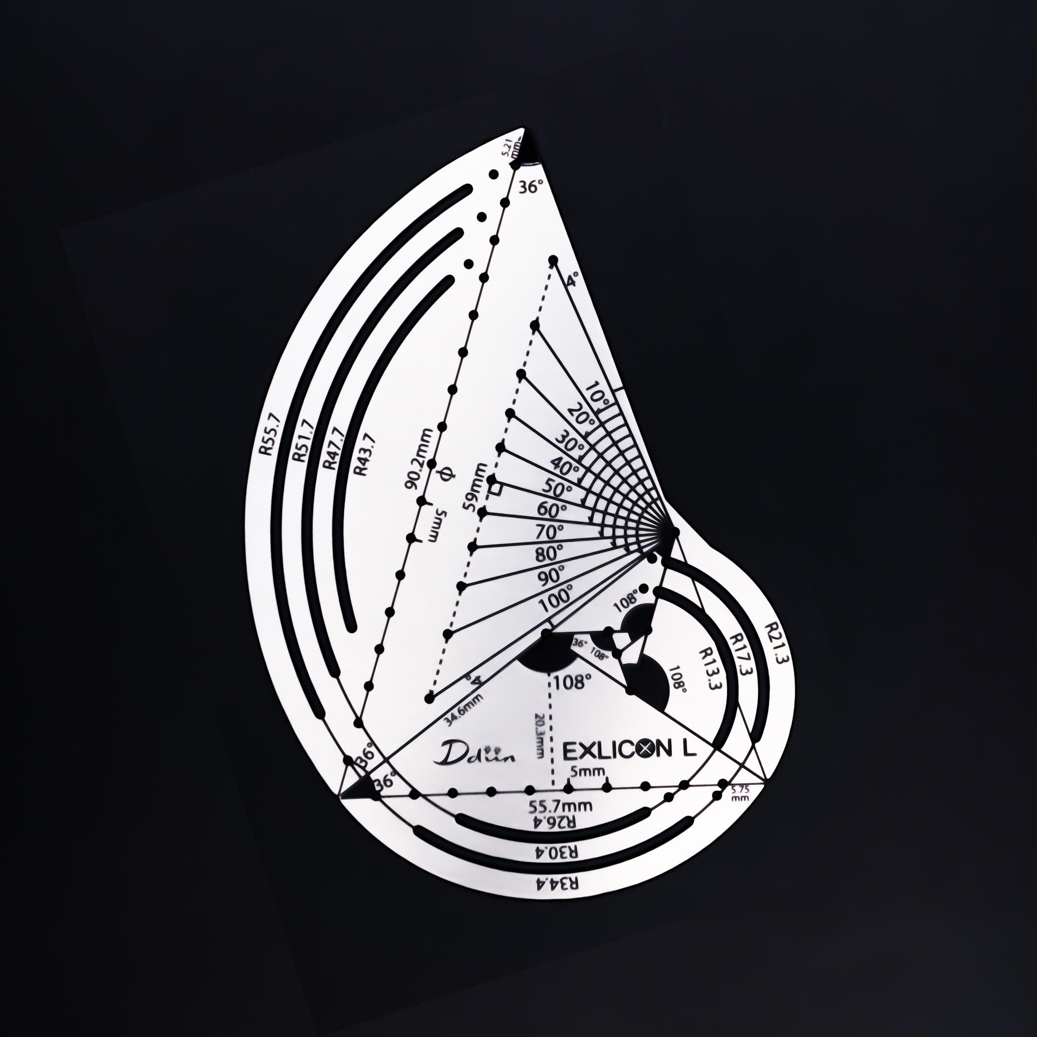 Exlicon L- Precision Golden Ratio Tools for Art and Geometry Suit in ...