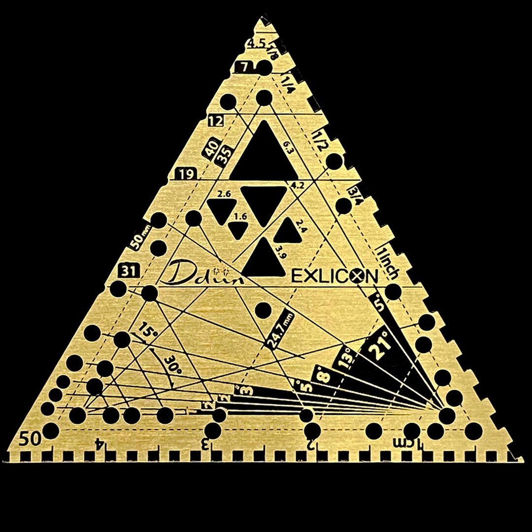 Mini Small Triangle Disc (brass) - Etsy