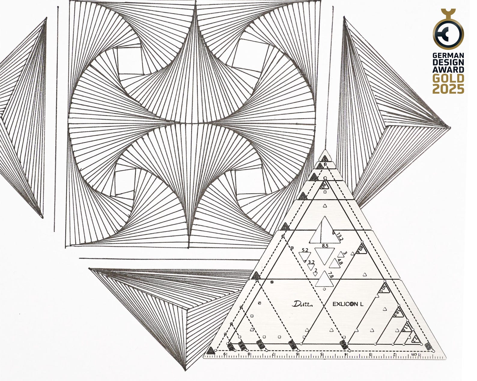 Exlicon L- Precision Golden Ratio Tools for Art and Geometry Suit in ...