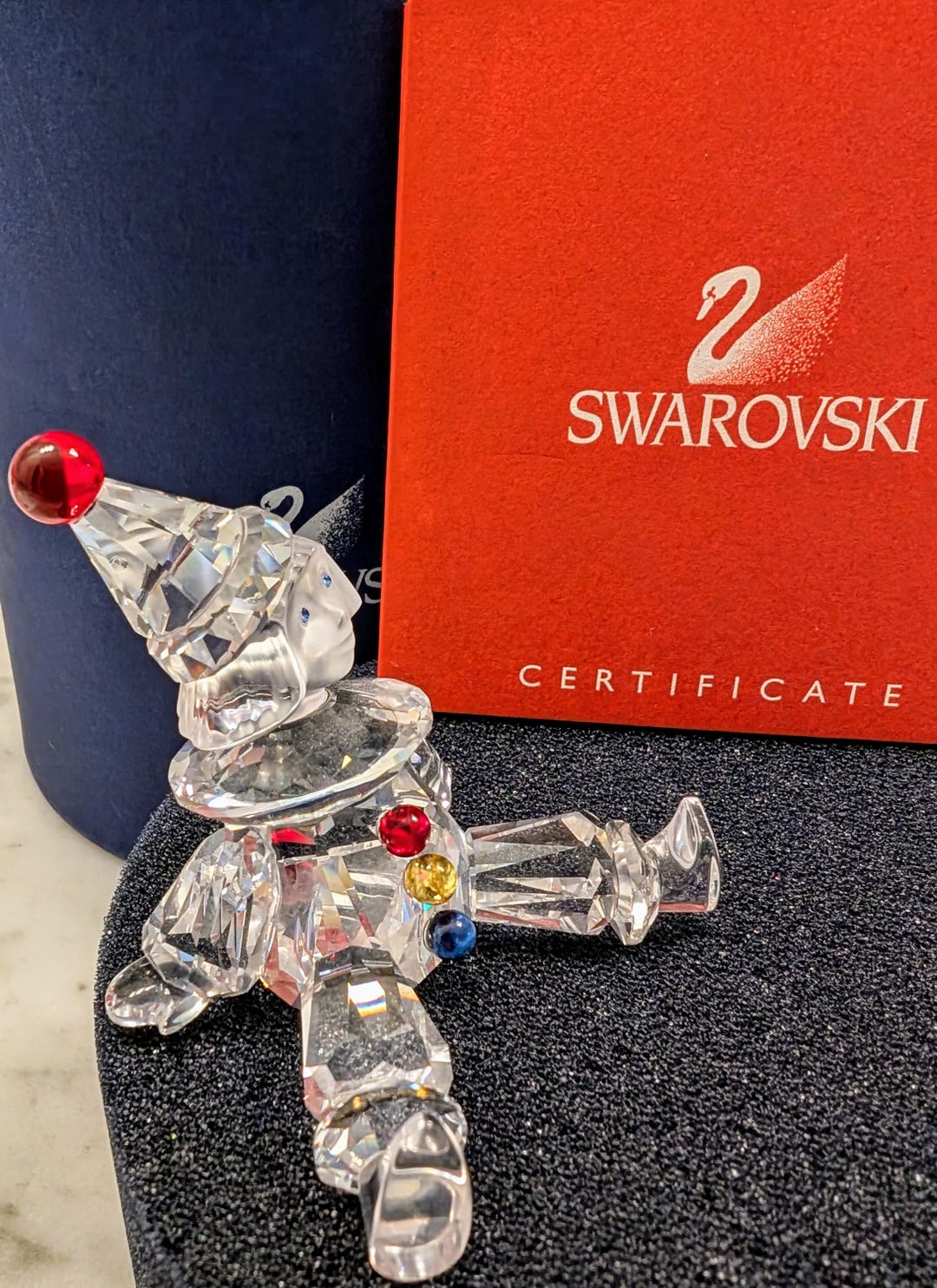 Swarovski Crystal Figurine PUPPET CLOWN 7550 NR 000 003 - Etsy