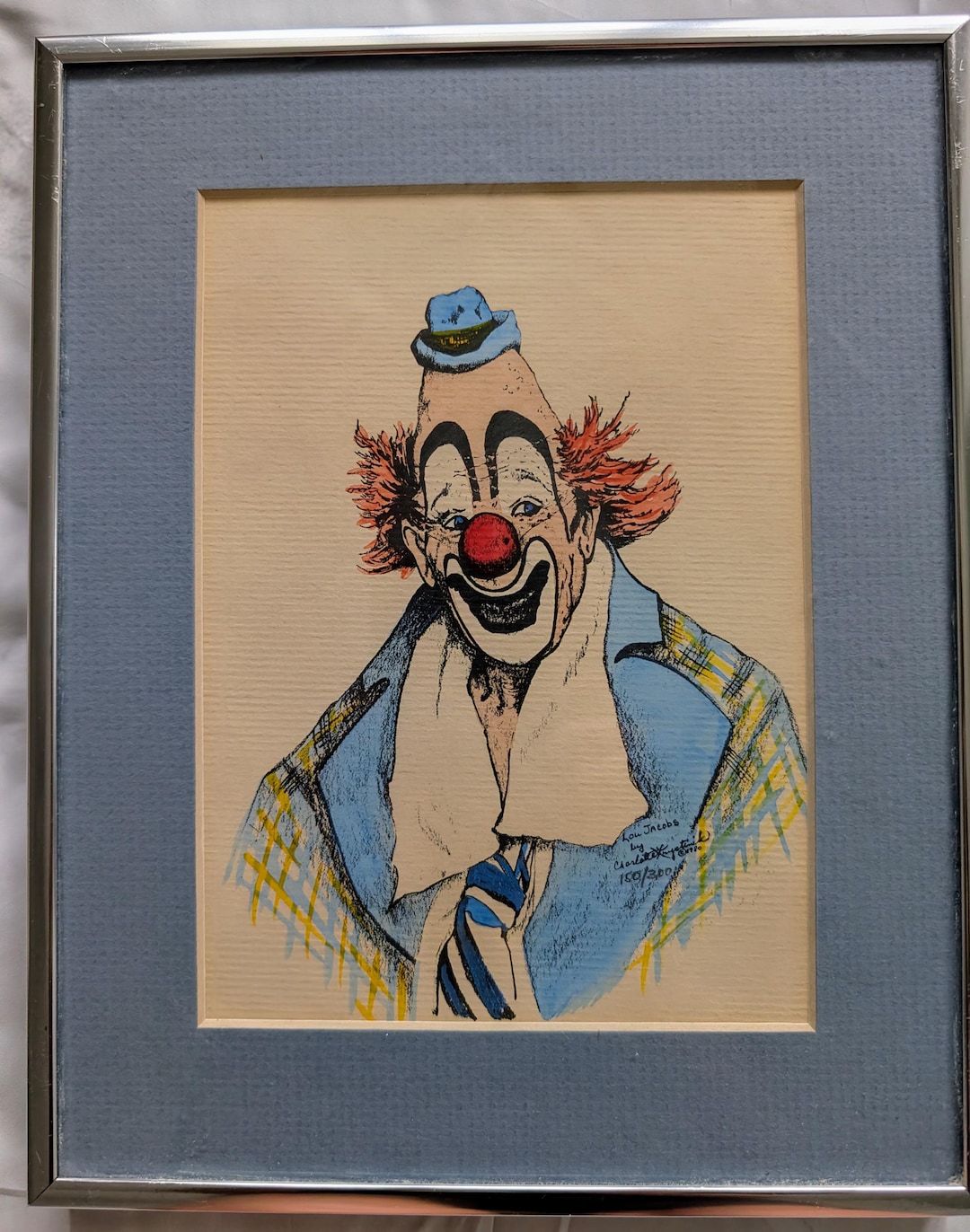 Lou Jacobs Clown Print by Charlotte Krystinik/happy Clown Picture - Etsy